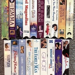 vhs movies | Other | Lot Of 9 Vhs Romantic Comedy Movies Collectibles ...